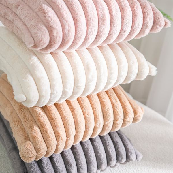 Quality Lamb Flannel Fleece Cushion soft smooth fleece surface stylish seating essential perfect for home office for sale