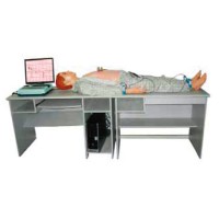 Quality Hospital Simulation / Auscultation Manikin with ECG Simulated Teaching System for sale