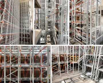 Shuttle Carrier for Industrial Warehouse