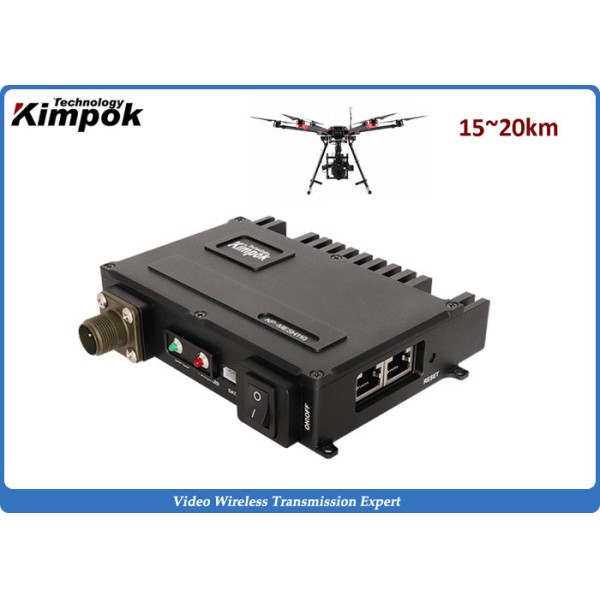 Quality 30dBm Ethernet IP Mesh Radio wireless Long Range For UAV Video Robust for sale