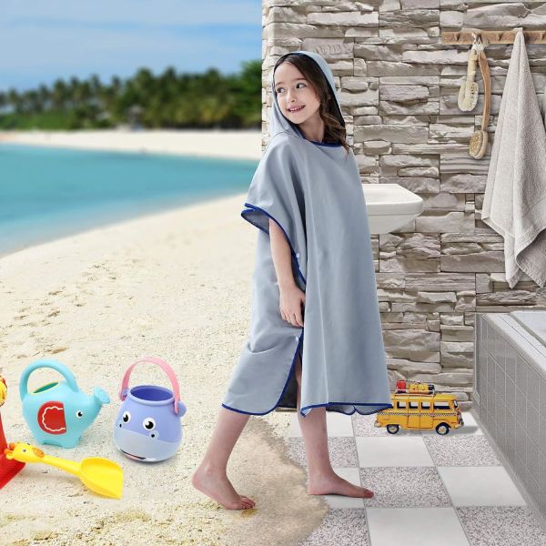 Quality Microfiber Womens Surf Poncho Changing Robes For Swimming for sale