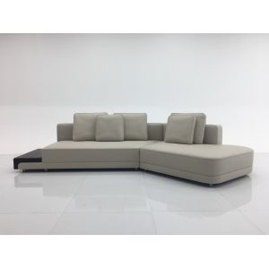 Quality High-End Italian Style Fabric-Leather Sofa - Minimalist Design for Home and for sale