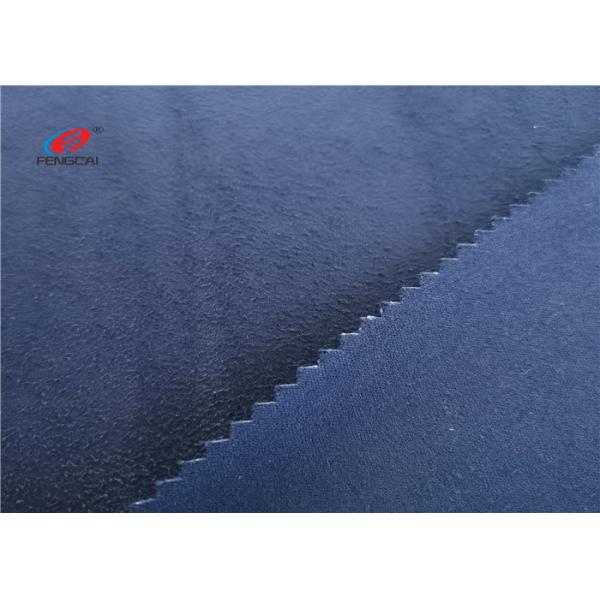 Quality 120gsm Polyester Warp Knitting Faux Suede Upholstery Fabric for sale