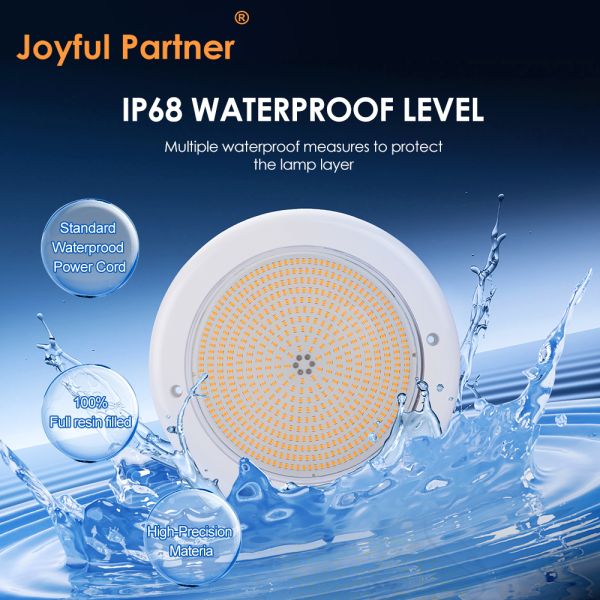 Quality Underwater LED Swimming Pool 100% Resin Filled IP68 35W AC12V Remote Control White Light for sale