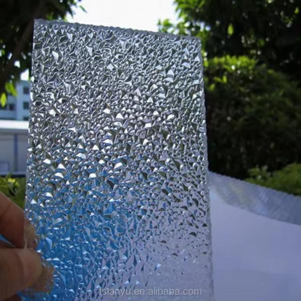 Quality 6mm 8mm 10mm UV Decorated PC Poly Carbonate Sheet Crystal Solid Polycarbonate for sale