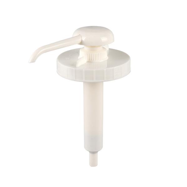 Quality PP Coffee Syrup Dispenser Pump White Honey Dispenser Pump Food Grade for sale