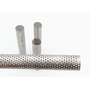 Quality Corrosion Resistant 2mm Hole H147mm Perforated Metal Pipe For Water Filter for sale