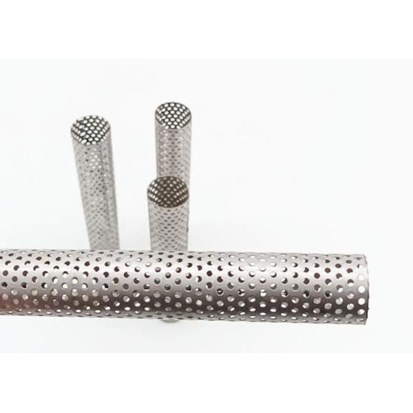 Quality Corrosion Resistant 2mm Hole H147mm Perforated Metal Pipe For Water Filter for sale