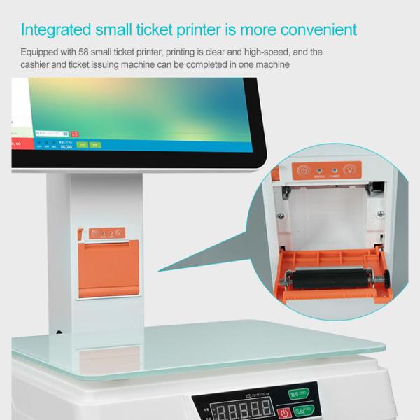 Quality OEM Supported Waterproof Android All-In-One POS Terminal with Scale and Serial for sale