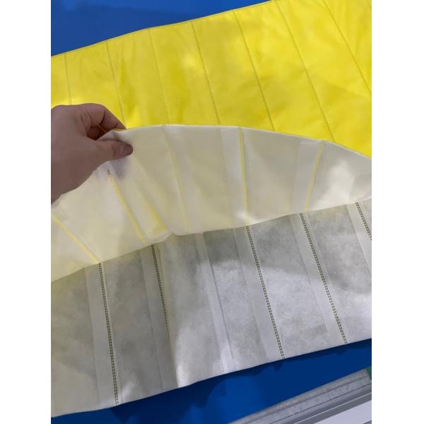 Quality Innovative Design Of Ultrasonic Trapezoidal High-Efficiency Air Filtration Bag for sale