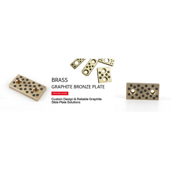 graphite bronze plate Copper Nickel Aluminium Bronze Slide Plate with Graphite Inset for Self-Lubricating Bearings