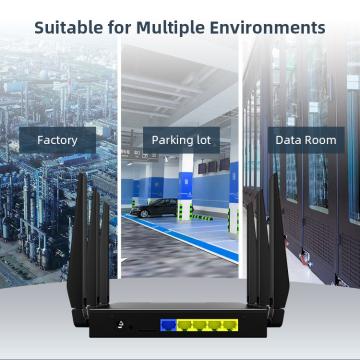 Quality 1200Mbps Cat4 Wireless Sim Card Unlocked Industrial WiFi Router With Metal Case for sale