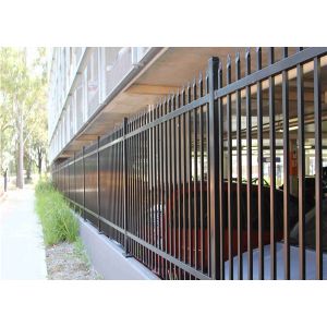 Quality CE Waterproof Steel Garden Fencing Panels , 2.4m Wide High Security Fence for sale