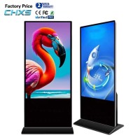 Quality CH 55 Inch Touch Screen Interactive Floor Standing LCD Display Digital Signage for sale