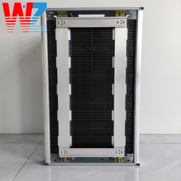 Quality Metal Plastic SMT PCB Rack For PCB Loader Machine / PCB Unloader Machine for sale