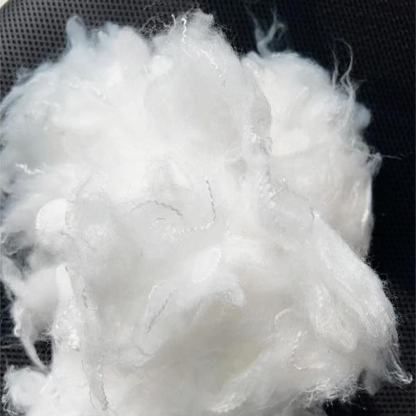 Quality White High Strength Low Melt Polyester Fiber with Low Moisture Absorption and 120-170°C Melting Point for sale