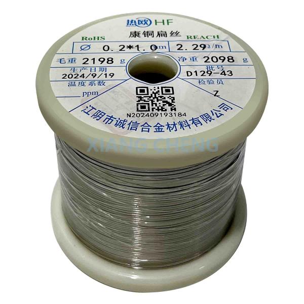 Quality 6J40 Constantan Flat Wire Precision Wire For Electronics Manufacturing And Scientific Instrumentation for sale