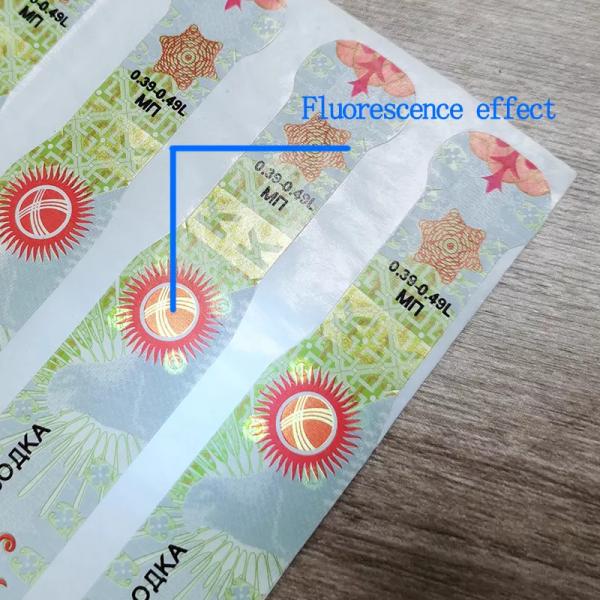 Quality Vinyl Tobacco Cigarette Alcohol Tax Stamps Label waterproof for sale