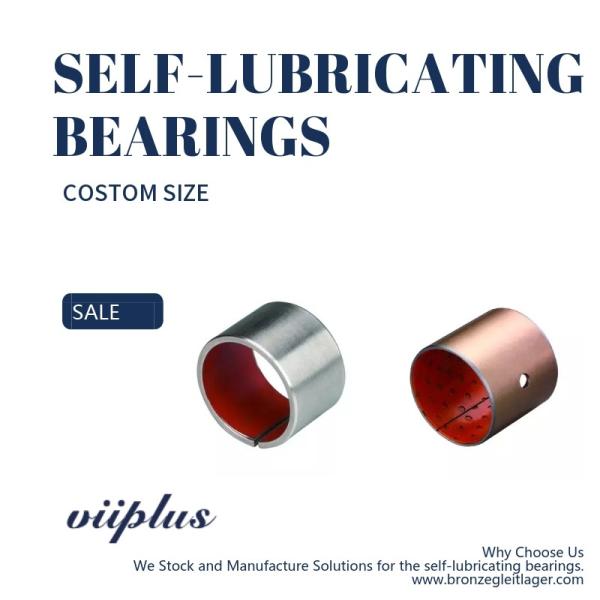 Quality Polymer Plain Bearings Types Composite Self-Lubricating Red Bushing Without Pb for sale