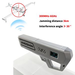 Quality IP65 Protection Handheld Drone Jammer with 4G/5G Networking and 1-2km Jamming for sale
