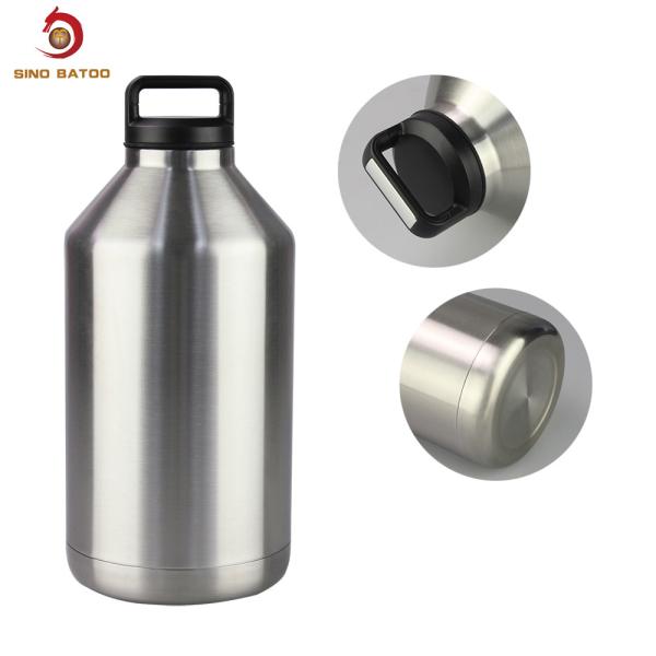 Quality SUS304 Carbonated 3.8L Beer Cylinder Dispenser With 30PSI Regulator for sale