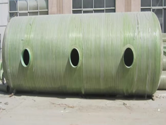 Quality Underground FRP Fiberglass Septic Tank Various Capacity Customized Finished FRP for sale
