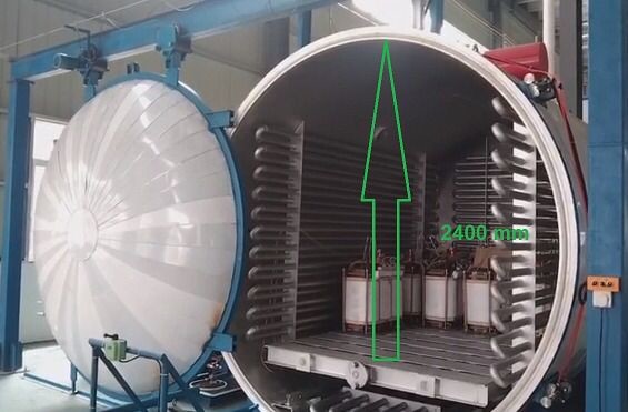 Quality Round Shape Vacuum Power Transformer Drying Oven 3200x4000 for sale