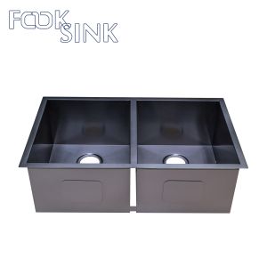 Quality Nano Black PVD Stainless Steel Sink For Apartment for sale