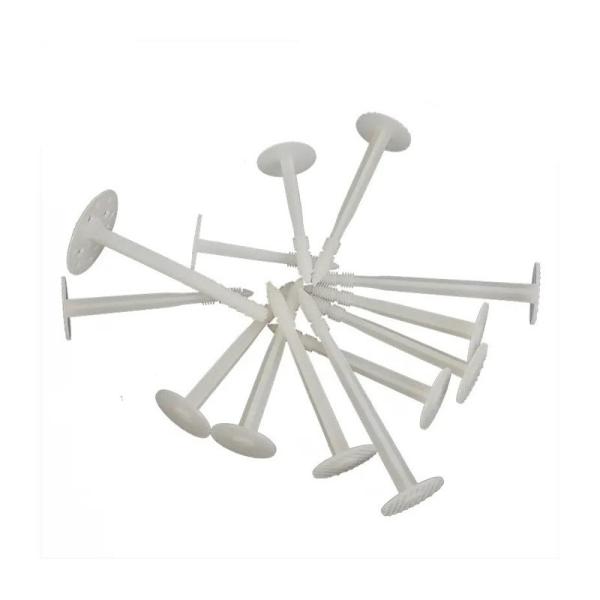 Quality White PE/PP Plastic Wall Insulation Anchors For House Wall Installation Weather Resistance for sale