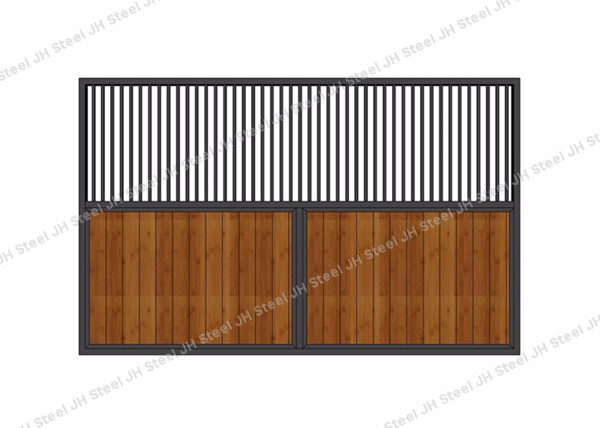 Quality Bamboo Slat Infill Grill Bars Prefabricated Horse Stalls for sale