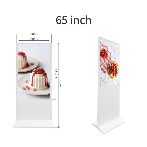 Quality Hd Touch Screen Digital Signage 55 Inch / Standing Touch Screen Kiosk for sale