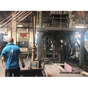 Quality Wiremac PLC Copper Rod Making Machine , 480V Vertical Continuous Casting Machine for sale