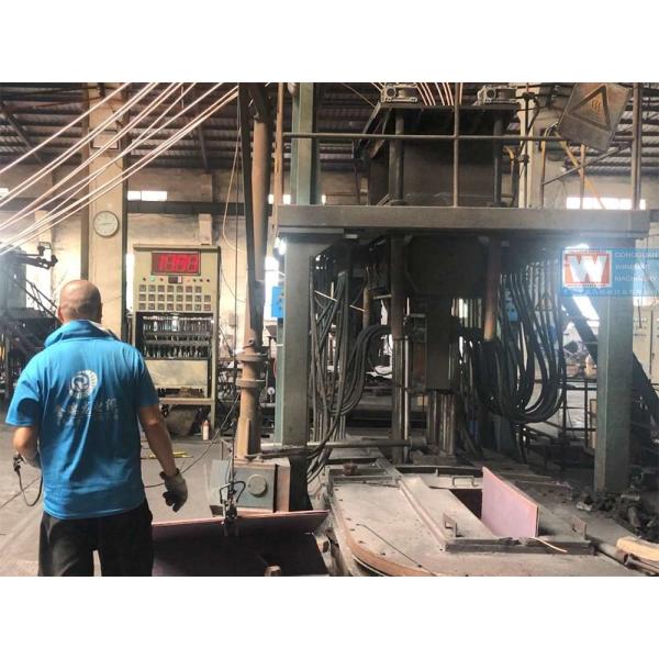 Quality Wiremac PLC Copper Rod Making Machine , 480V Vertical Continuous Casting Machine for sale