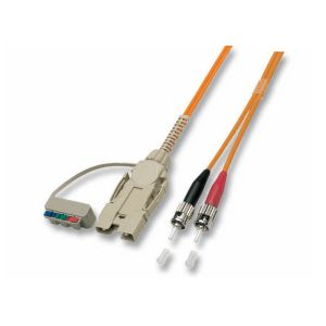 Quality FDDI to SC Multimode Fiber Patch Cord LSZH Orange Jacket 850nm Wavelength for sale