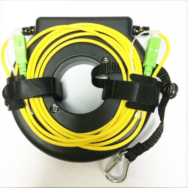 Quality Single Mode G652D Launch Cable Box Ring Type 9um 1000m SC / APC OTDR for sale