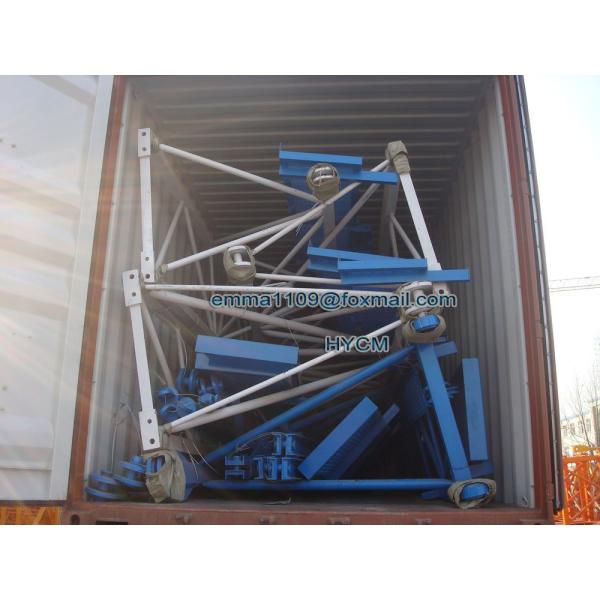 Quality QTZ63 PT5210 Topless Tower Crane Used For Lifting Building Material for sale