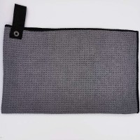 Quality Grahite Grey Square 400gsm Waffle Golf Towels for sale