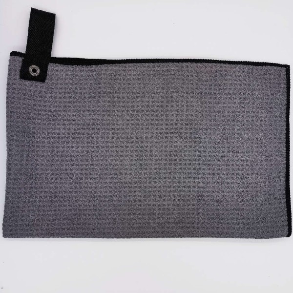 Quality Grahite Grey Square 400gsm Waffle Golf Towels for sale