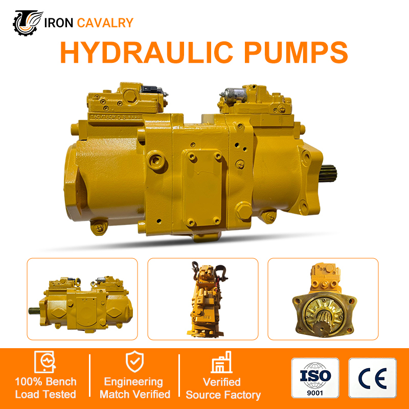 Quality IRON CAVALRY 551‑1122 20R‑9712 High Durability Hydraulic Piston Pump Assembly Premium Replacement Hydraulic Main Pump for E330GC Excavator Earthmoving Equipment Repair for sale