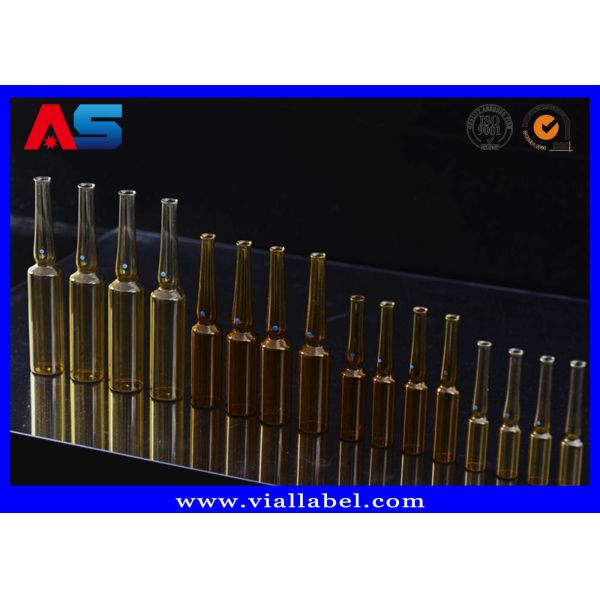 Quality 1ml 2ml 3ml 4ml 5ml 10ml 20ml Amber Injection Bottle For Liquids for sale