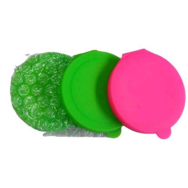 Quality Silicone Pocket Mirror Round Glass Silicone Makeup Compact Mirror for Portable Us for sale