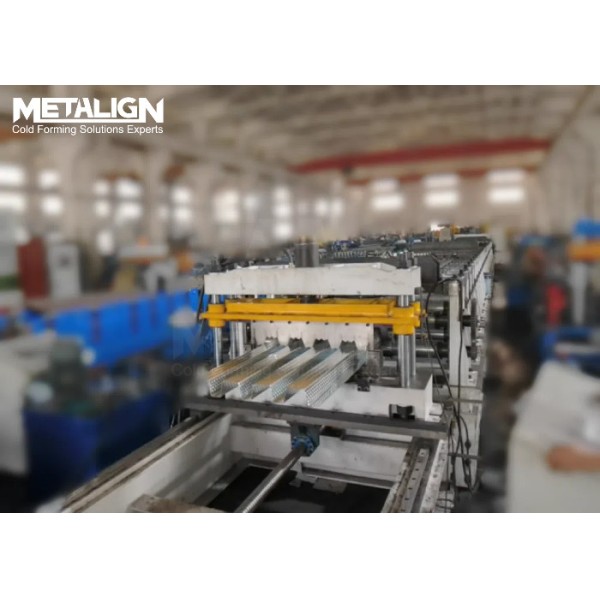 Quality Embossed Concrete Bonding Metal Deck Floor Roll Forming Machine With Electric for sale