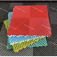 Quality Heavy Duty Polypropylene Garage Flooring Ribbed Garage Floor Tiles for sale