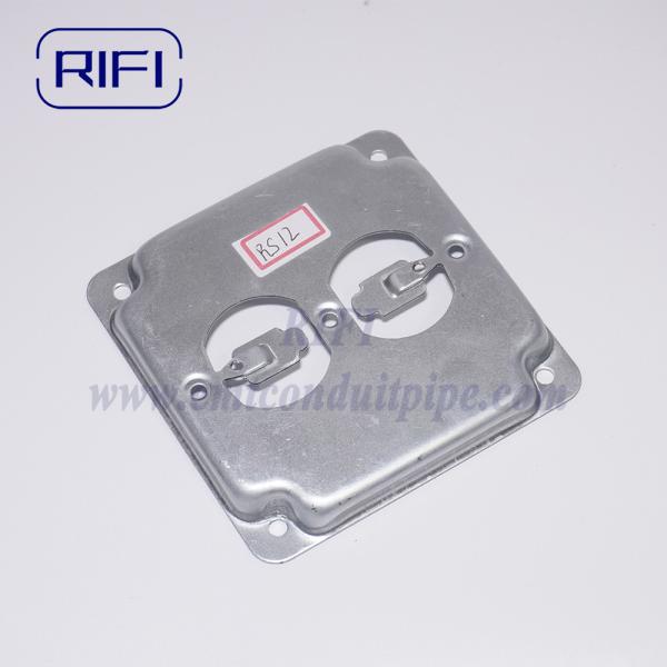Quality 4'' Surface Mount Raised Junction Box Cover RS Cover With One Duplex Flush for sale