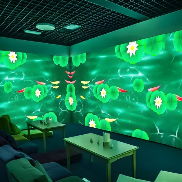 Quality Large Museum Interactive Wall Projection Holographic Interactive Wall Screen for sale
