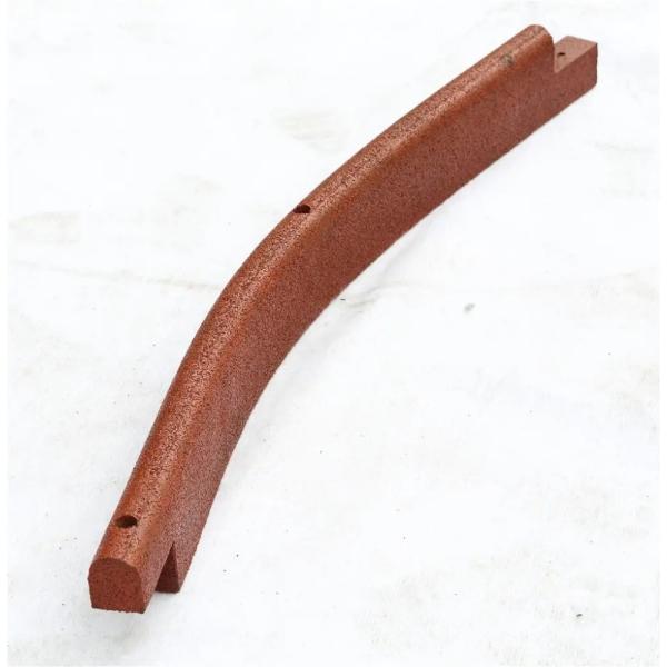Quality Customized Recycled Rubber Landscape Edging 1220*100*76mm Ecoborder Landscape Edging Red for sale