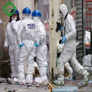 Quality SMS PPE Disposable Protective Coverall Isolation Gown Coveralls for sale