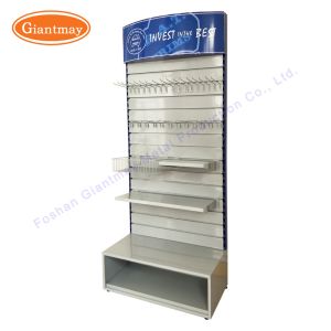 Quality Hot Sale Supermarket Hanging Candy Rack Floor Stand Slatwall Display Gondola for sale