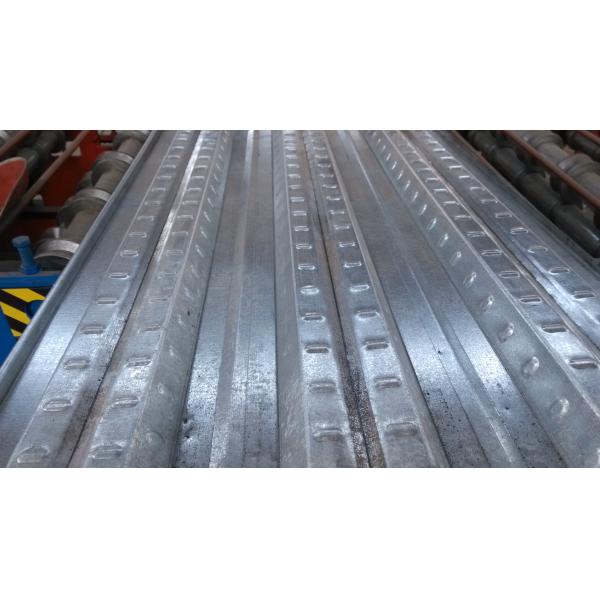 Quality Color Steel Sheet Circular Floor Decking Forming Machine PLC Control System for sale