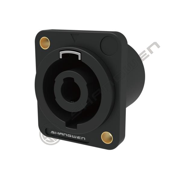 Quality D-Shape 4-Pin Industrial Electronics Loudspeaker Chassis Latch Lock Plastic for sale